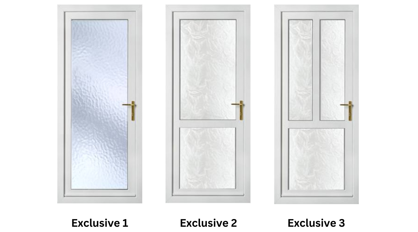 uPVC Doors | uPVC Door Prices | Efficient Back Doors - Exclusive Glazing